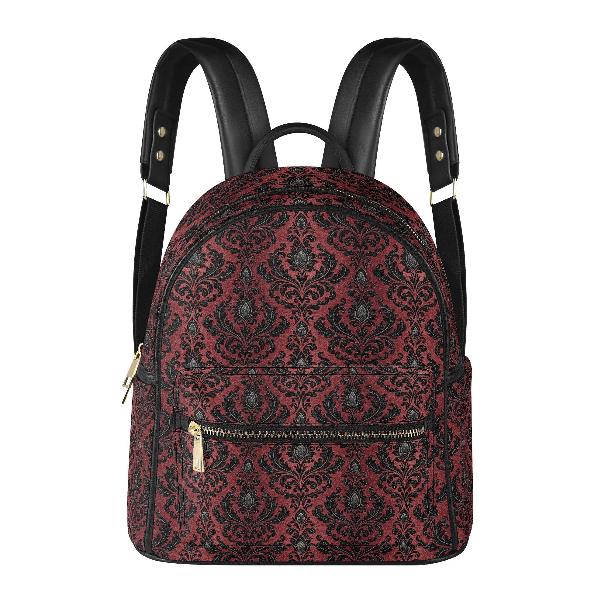 Gothic Vampire Damask Mini Leather Backpack – Seemingly Obsessed